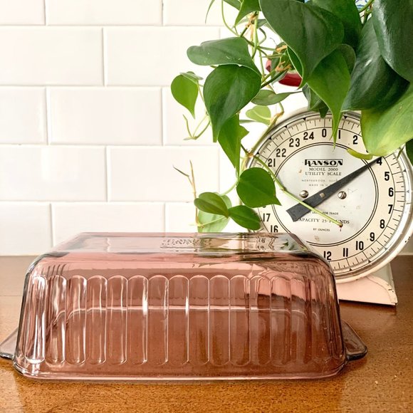 Pyrex | Kitchen | Vintage Pyrex Cranberry Sculptured Loaf Pan | Poshmark